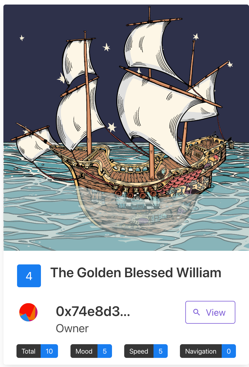 The Golden Blessed William – The Picaroons